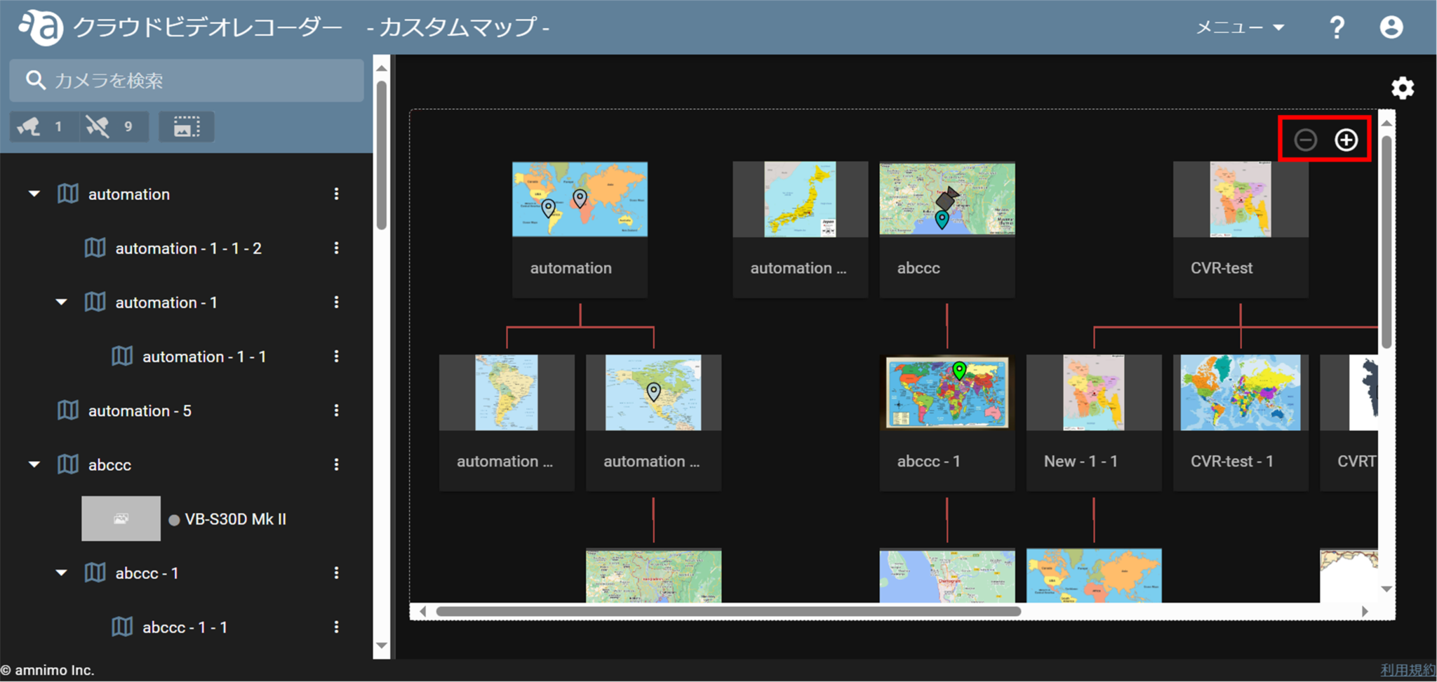 Set up a custom map. – amnimo Manual Library